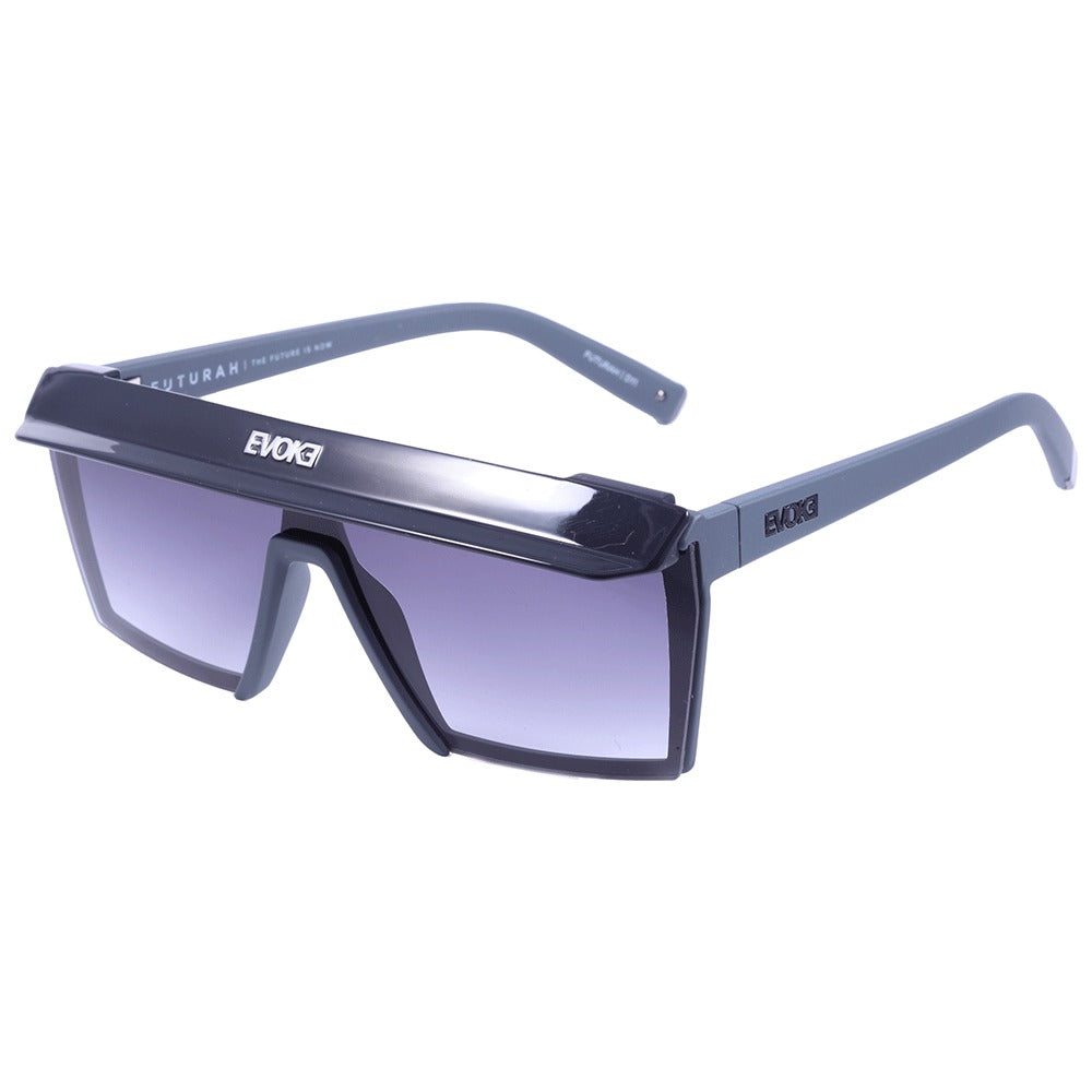 Óculos de Sol Evoke Futurah D11 BLUE GRAY BLACK GRAY GRADIENT TAM 144 – Evoke Store