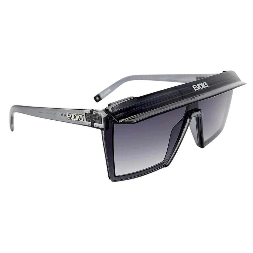 ÓCULOS DE SOL FUTURAH T01 CRYSTAL GRAY SILVER GRAY GRADIENT – Evoke Store